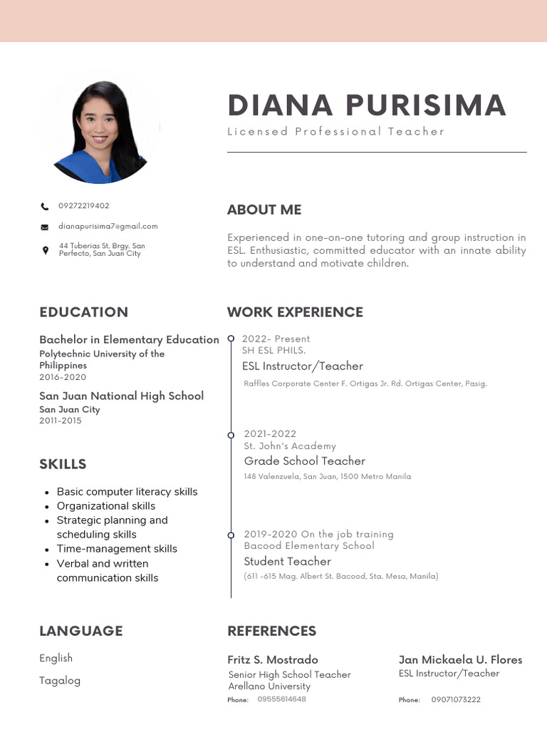 Black White Minimalistic Professional Resume 4 1 | PDF