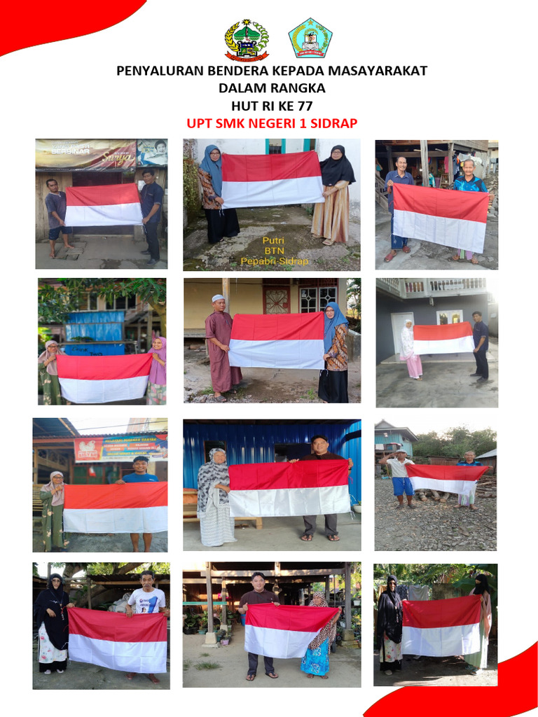 Program 10 Juta Bendera SMK Negeri 1 Sidrap | PDF
