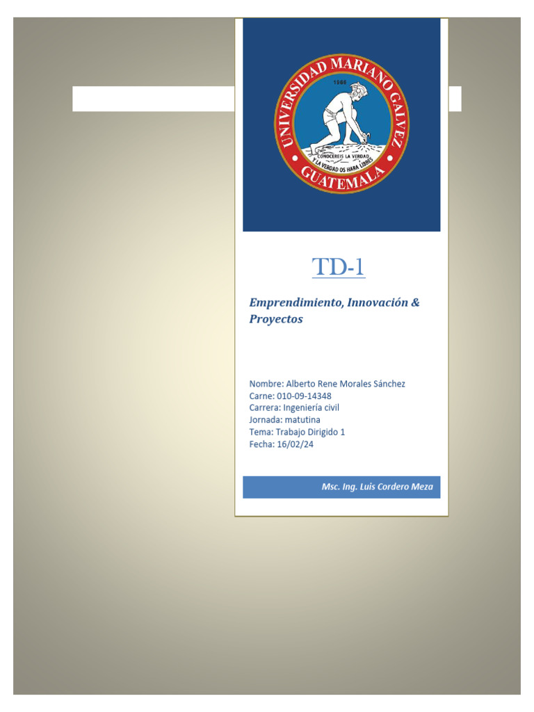 TD 1 | PDF