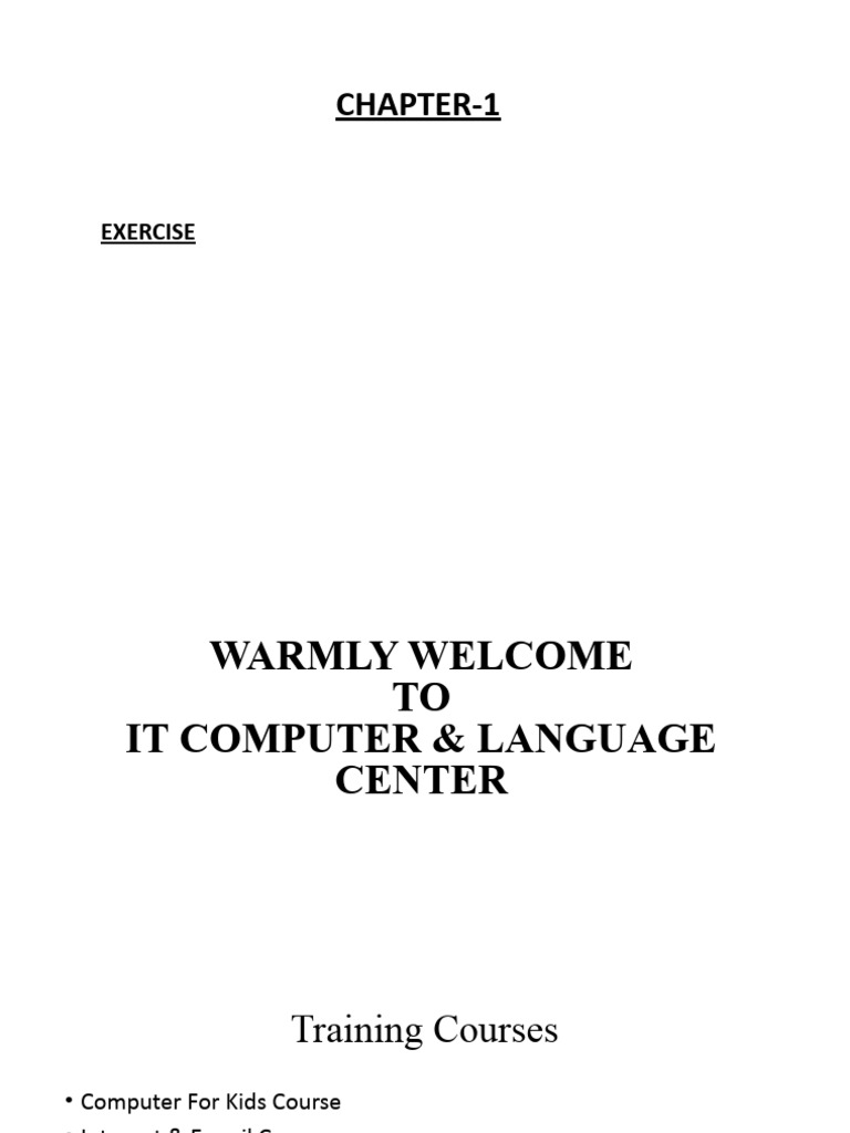 Chapter 1 Exercise Pdf 9003