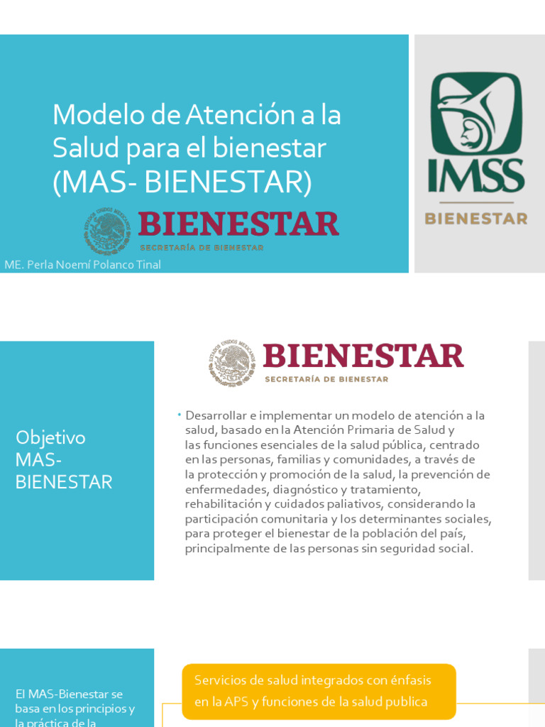 Modelo de Atención A La Salud para El BIENESTAR | PDF | Salud pública | Cuidado de la salud