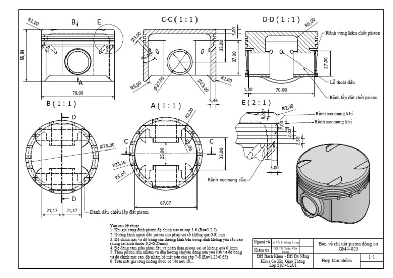 Piston I4 | PDF