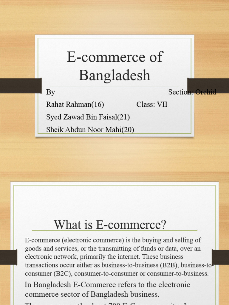 E-Commerce of Bangladesh | PDF | E Commerce | Retail