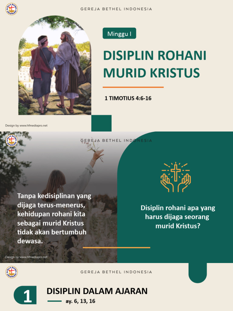 01 Disiplin Rohani Murid Kristus | PDF