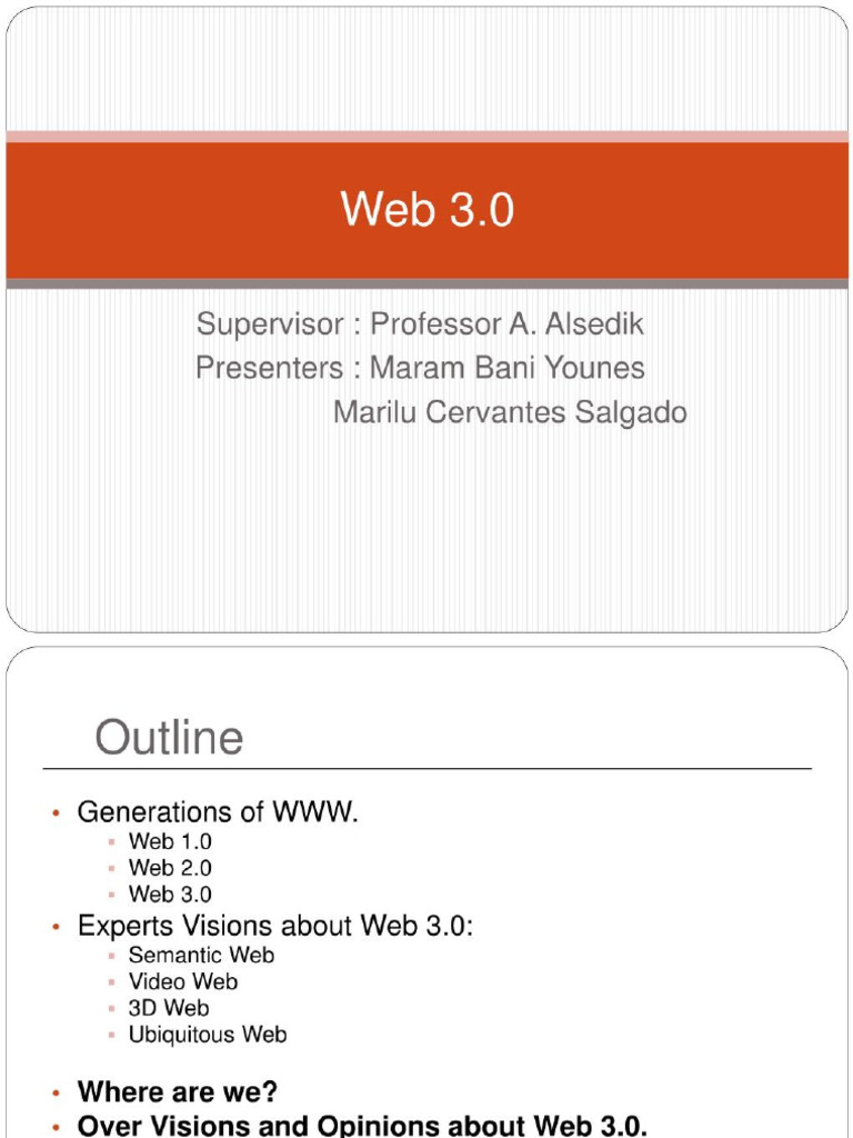 Web3 Presentation | PDF