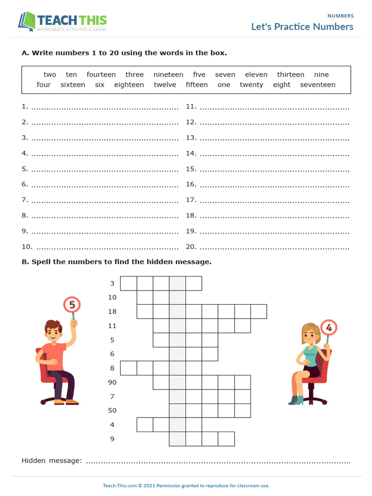 Lets Practice Numbers | PDF