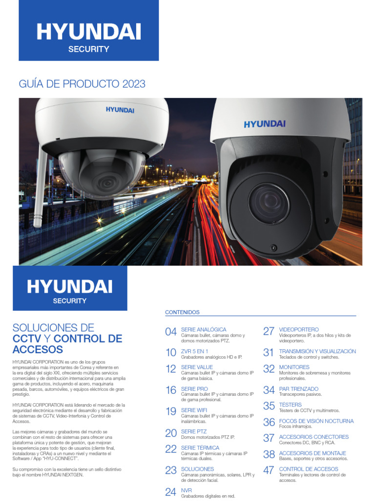 Es Catalogo Hyundai | PDF | Circuito cerrado de televisión | Dirección IP