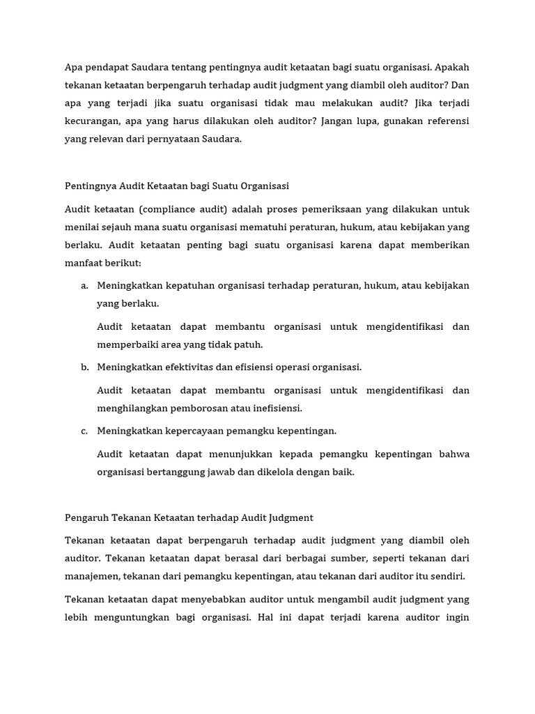 Tugas 3 - Audit SDM | PDF