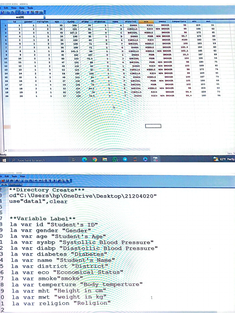 Stata All Command (Jahidul) | PDF