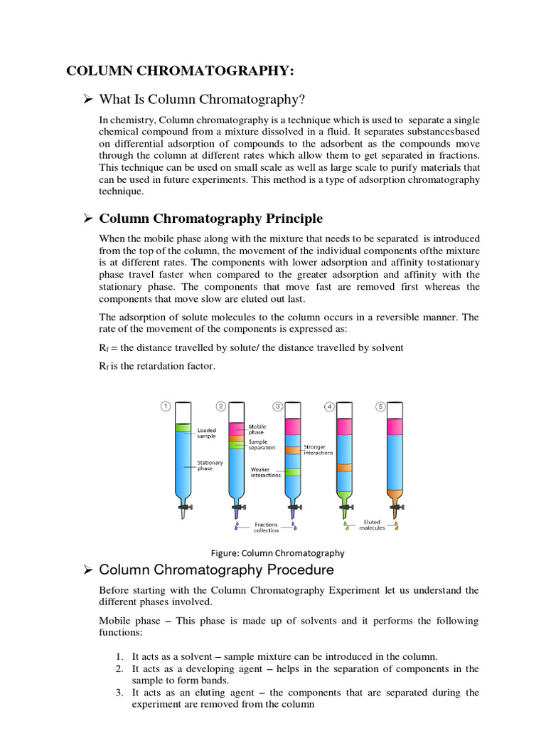 Chromatography Notes Download Free Pdf Chromatography Gas Chromatography