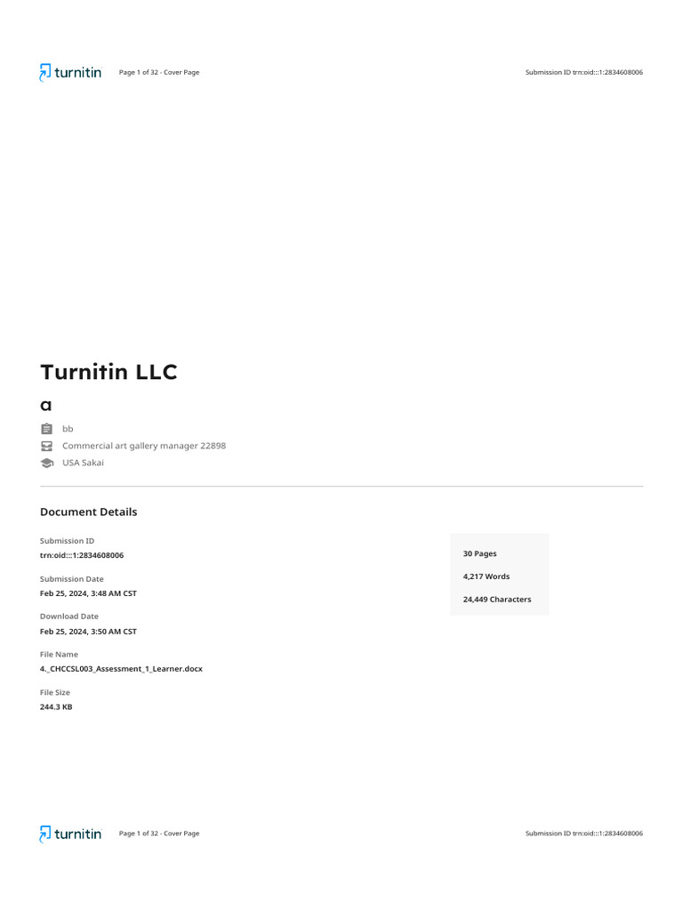 AI Report | PDF | Psychotherapy | Turnitin