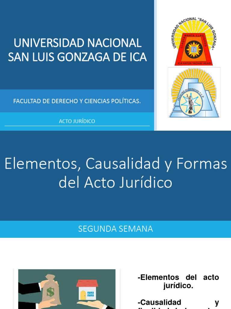 Acto Juridico 2 (Elementos, Causalidad y Forma Del Acto Juridico | PDF ...
