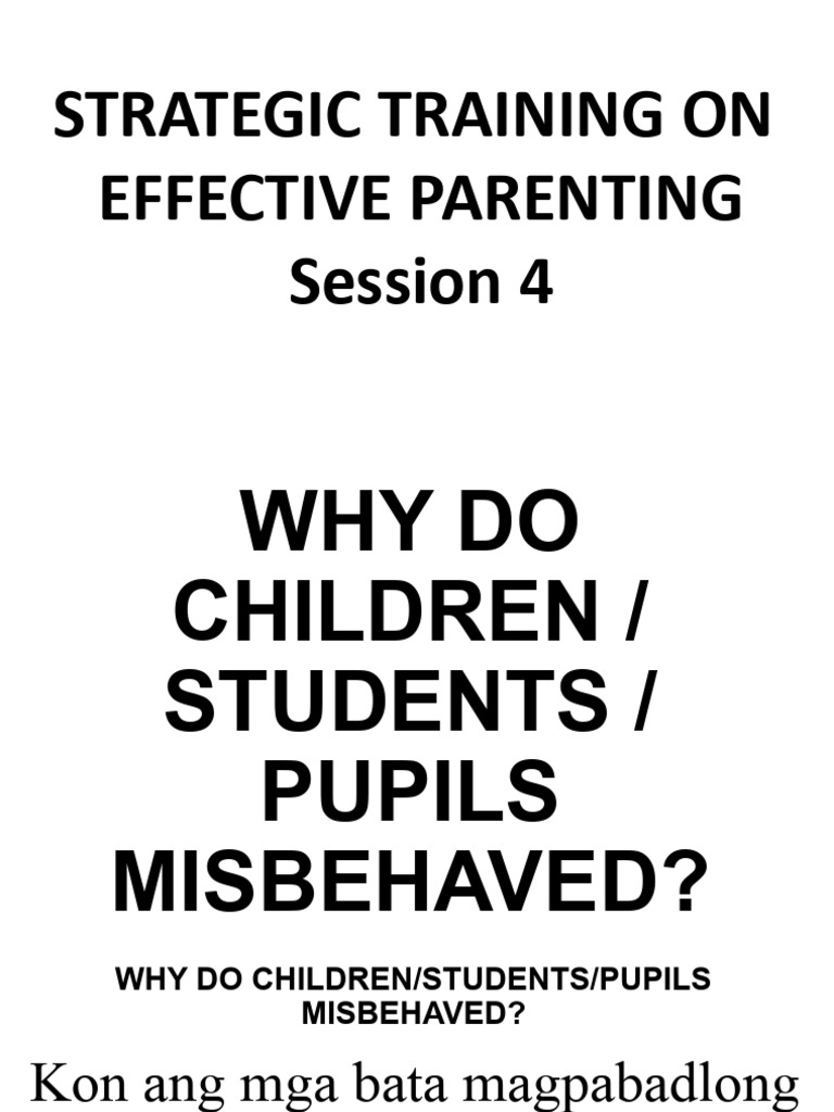 STEP Session 4 Kinaiya Sa Pagdesiplina | PDF