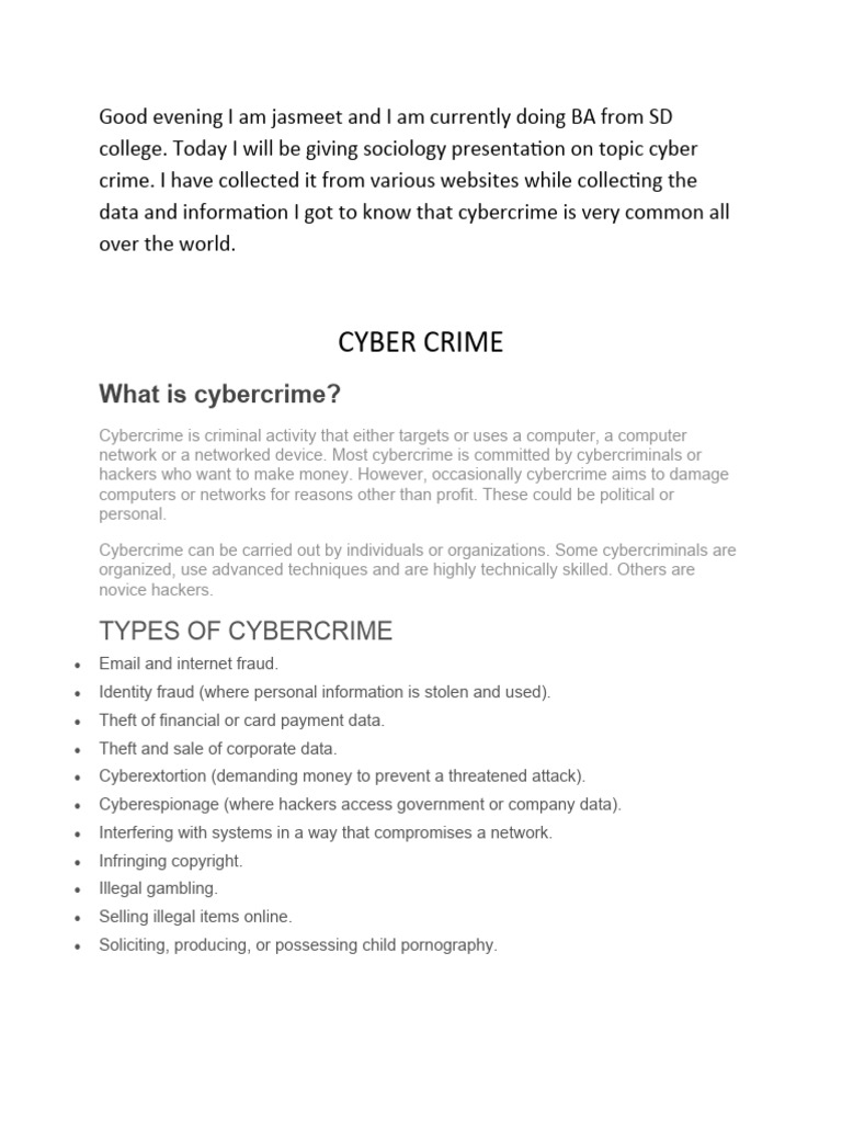 Socio Presentation | Download Free PDF | Cybercrime | Computer Security