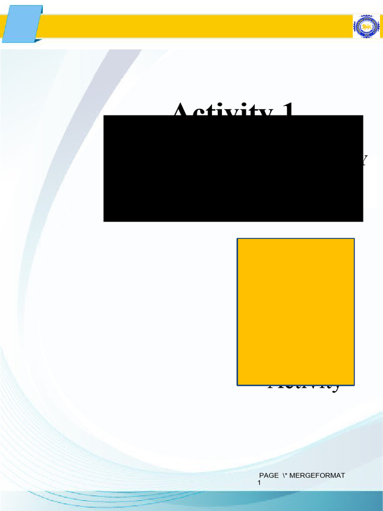 TI Activity 2 Getting Familiar With My Second Home | PDF | Cognition ...