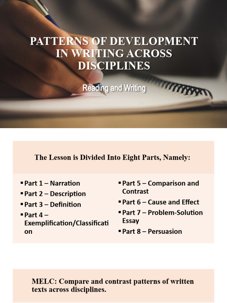 Patterns of Development in Writing Across Disciplines | PDF | Essays ...