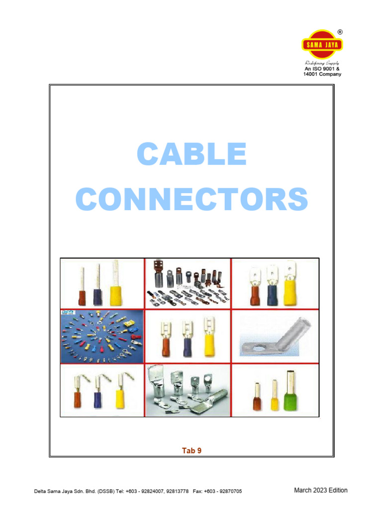 9 Cable Connectors | PDF