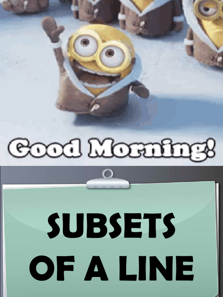 Subsets of A Line | PDF | Euclidean Geometry | Geometry