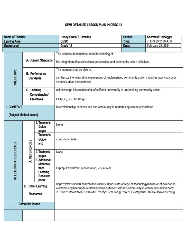 Cesc (Final Nagid Week 5 Lesson 2 | PDF | Community | Psychological Resilience