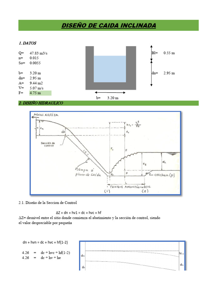 hoja-de-calculo-hidraulico-para-canal-rectangular (1) | PDF