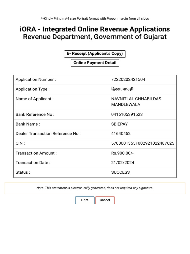 IORA - Integrated Online Revenue Applications | PDF