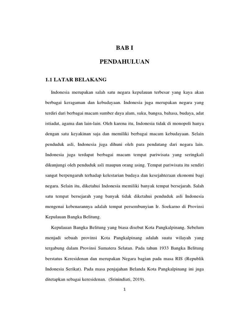 Sejarah Pesanggrahan Menumbing | PDF | Perjalanan
