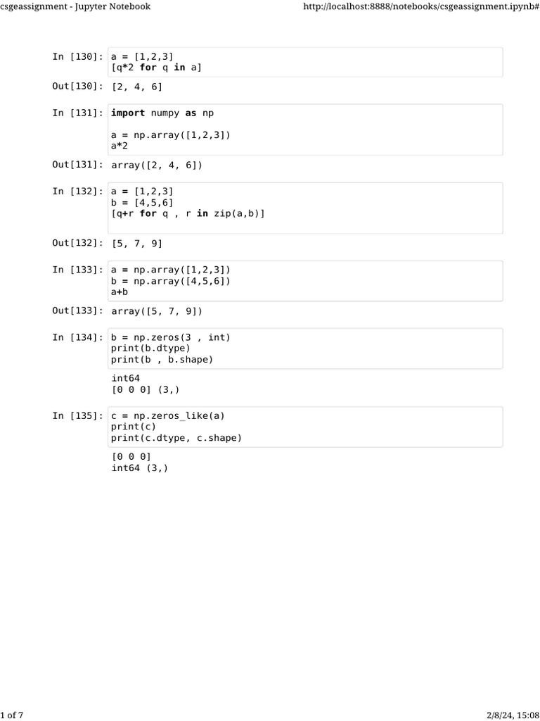 CS GE Assignment | PDF