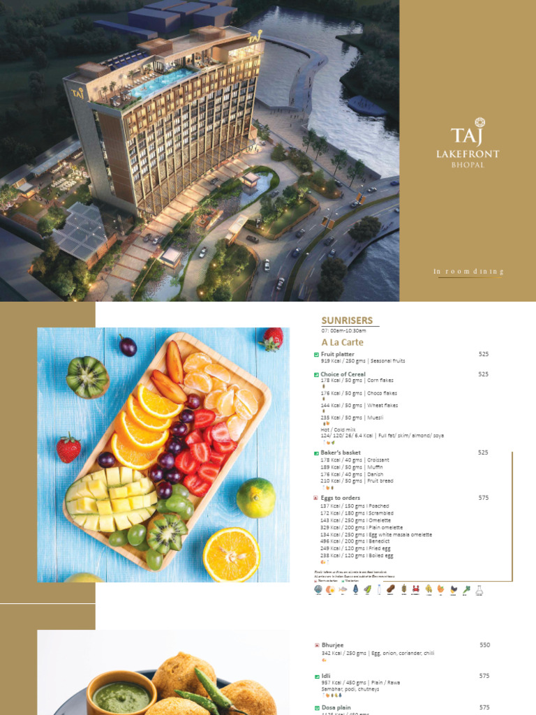 In Room Dining Menu-1 | PDF | Indian Cuisine | Chutney