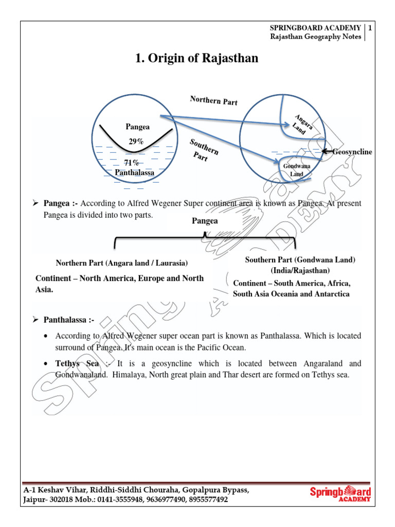Rajasthan Geography English (2023) | PDF | Dune | Desert