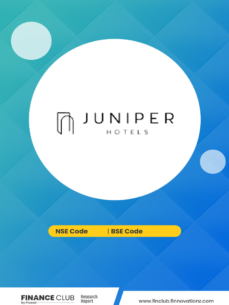 Juniper Hotels Limited: Luxury Hotel Overview | PDF | Finance & Money ...