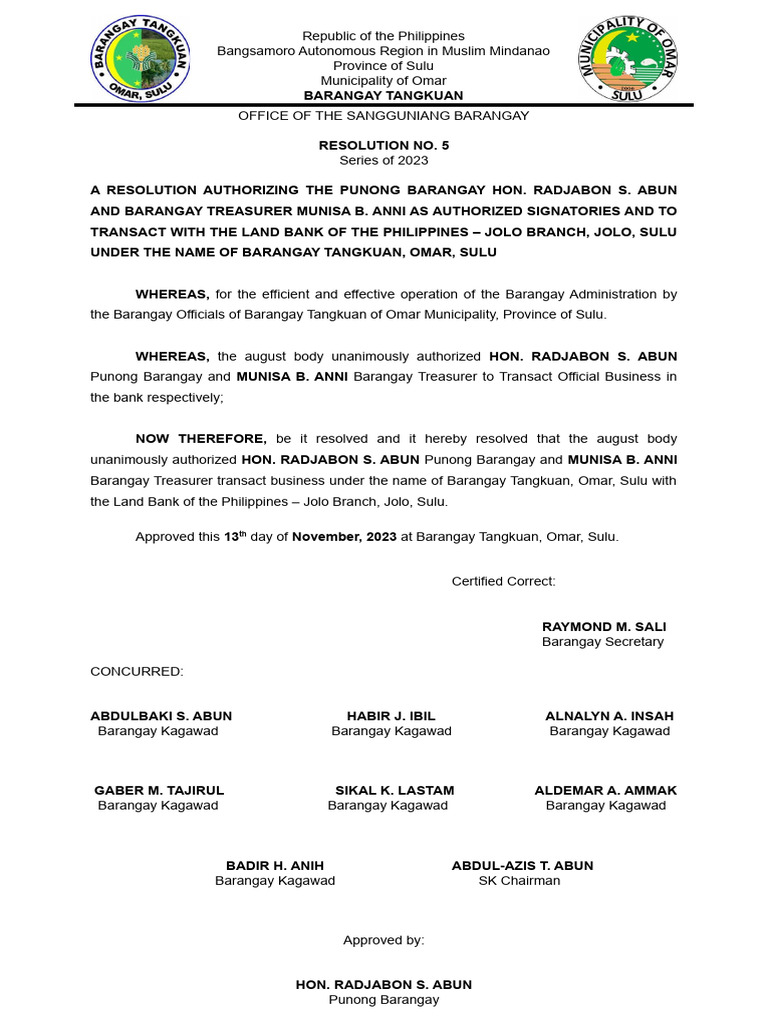 Final Bank Resolution | PDF