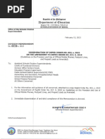 Load Allowance Memo for School Heads | PDF | Government