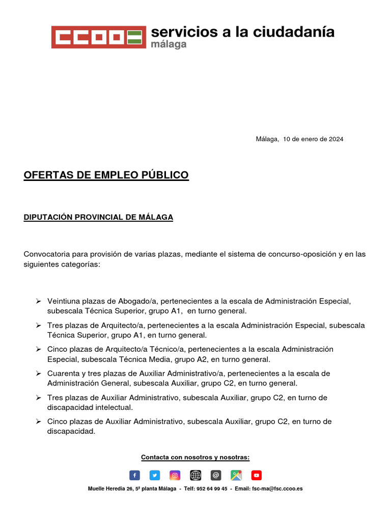 Formato para Oferta de Empleo | PDF