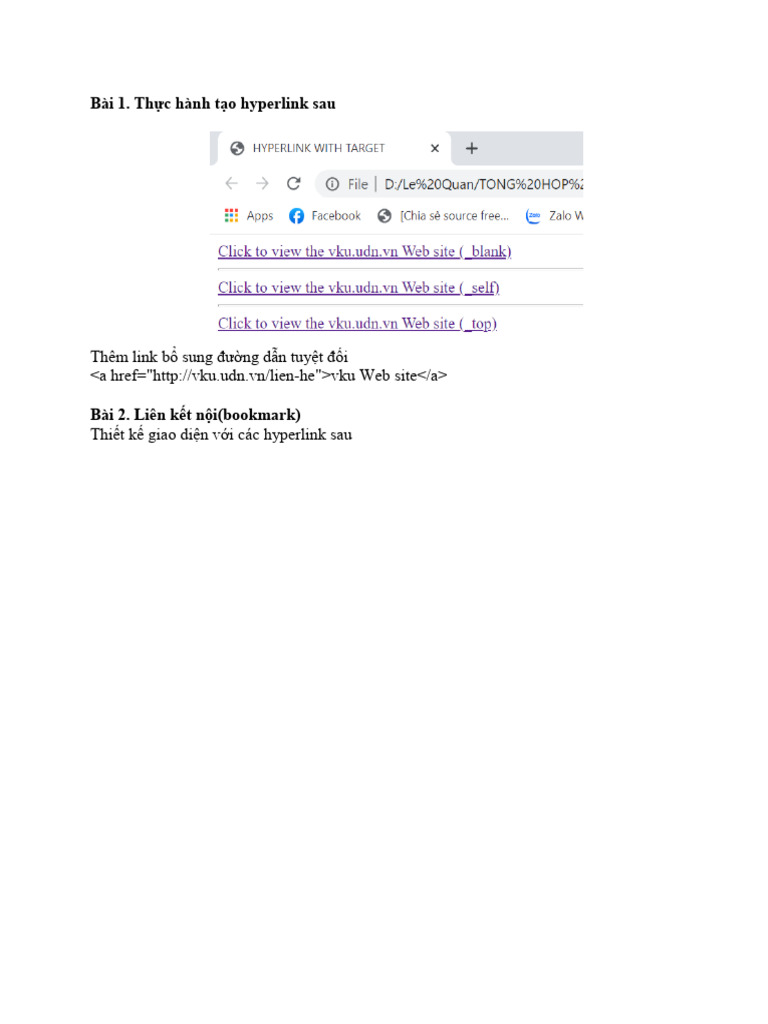 Lab02 1 HyperLink | PDF