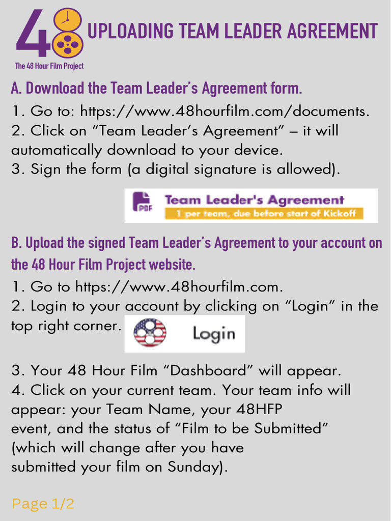 Upload Instructions Uploading Teamleader Agreement - en | PDF