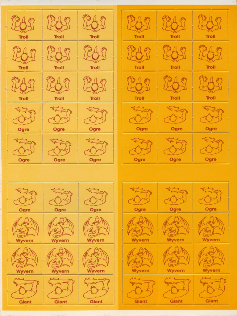 AD&D - Battlesystem - Counters & Cutouts | PDF