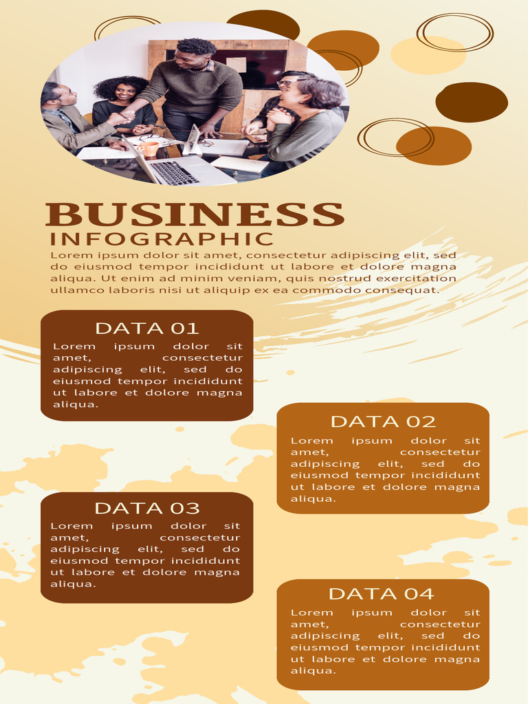 Cream Modern Business Infographic | PDF