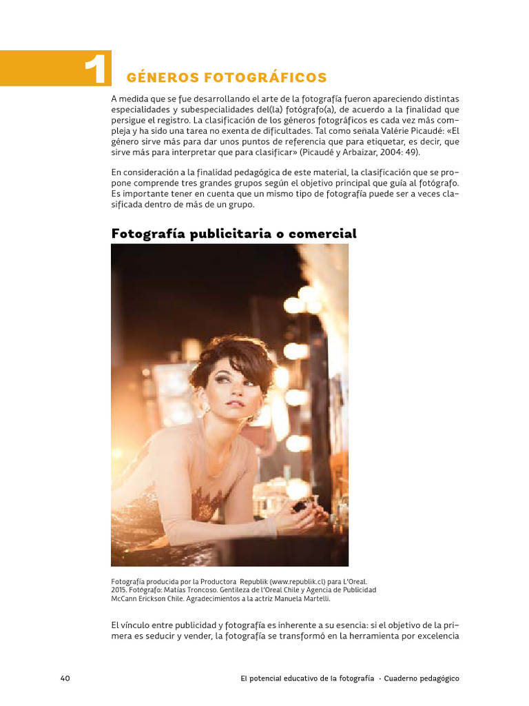 Géneros Fotográficos y su Potencial Educativo | PDF | Arte