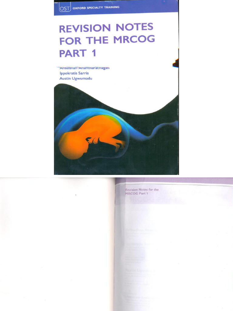 Revision Notes For The MRCOG Part 1 | PDF