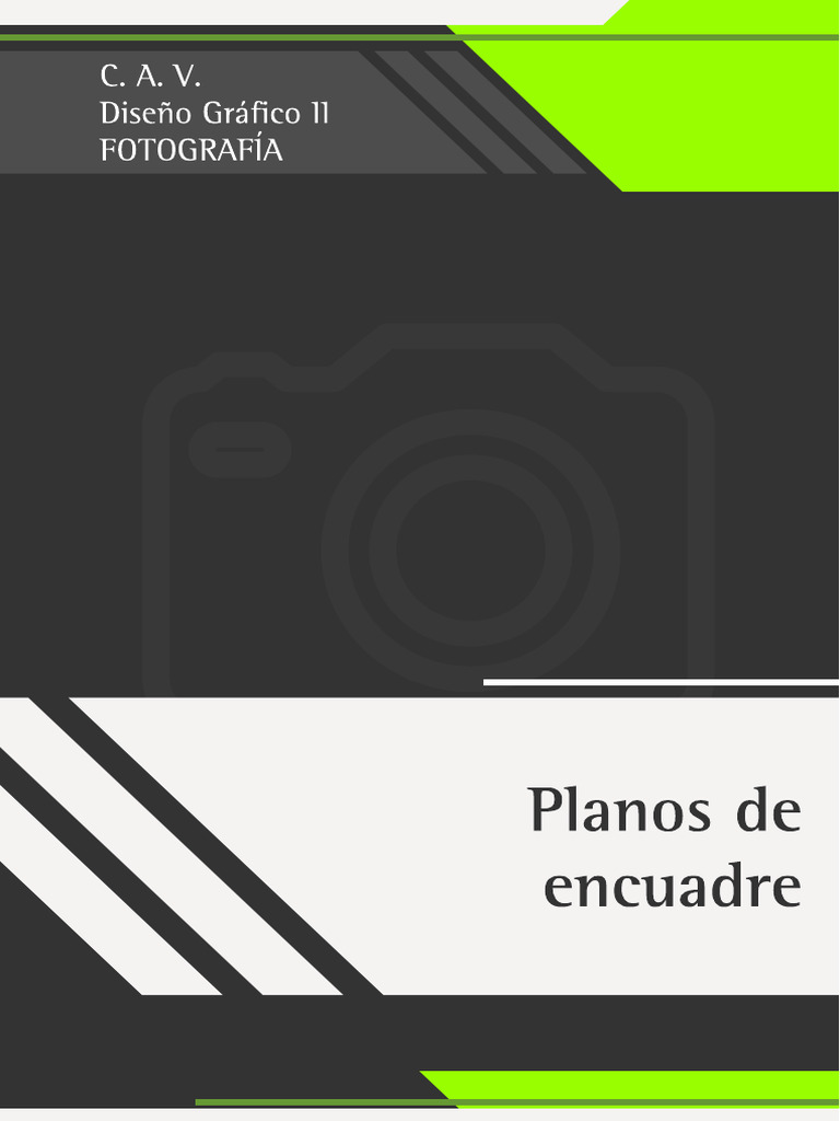 Planos de Encuadres | PDF