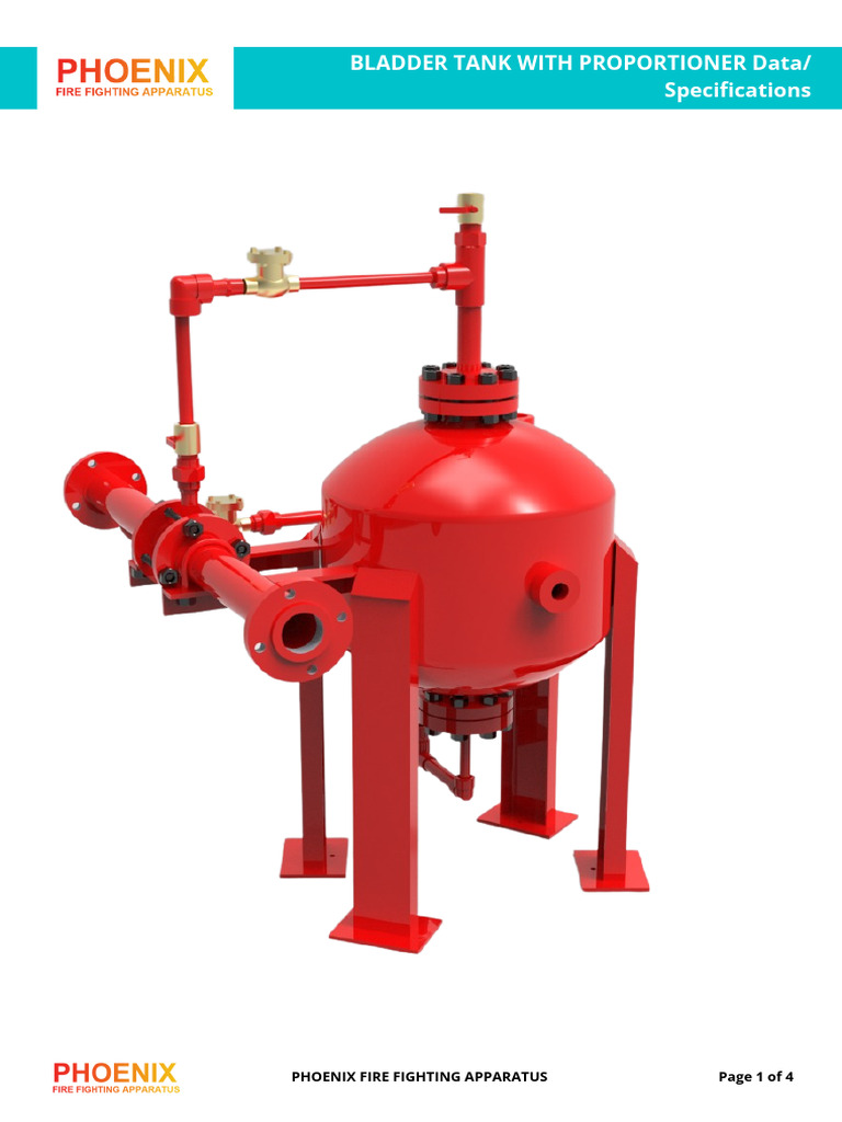 PHOENIX Bladder Tank | PDF | Technology & Engineering