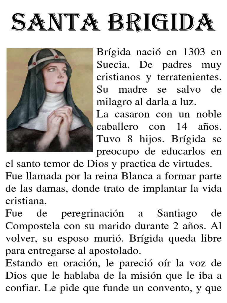 Santa Brigida | PDF