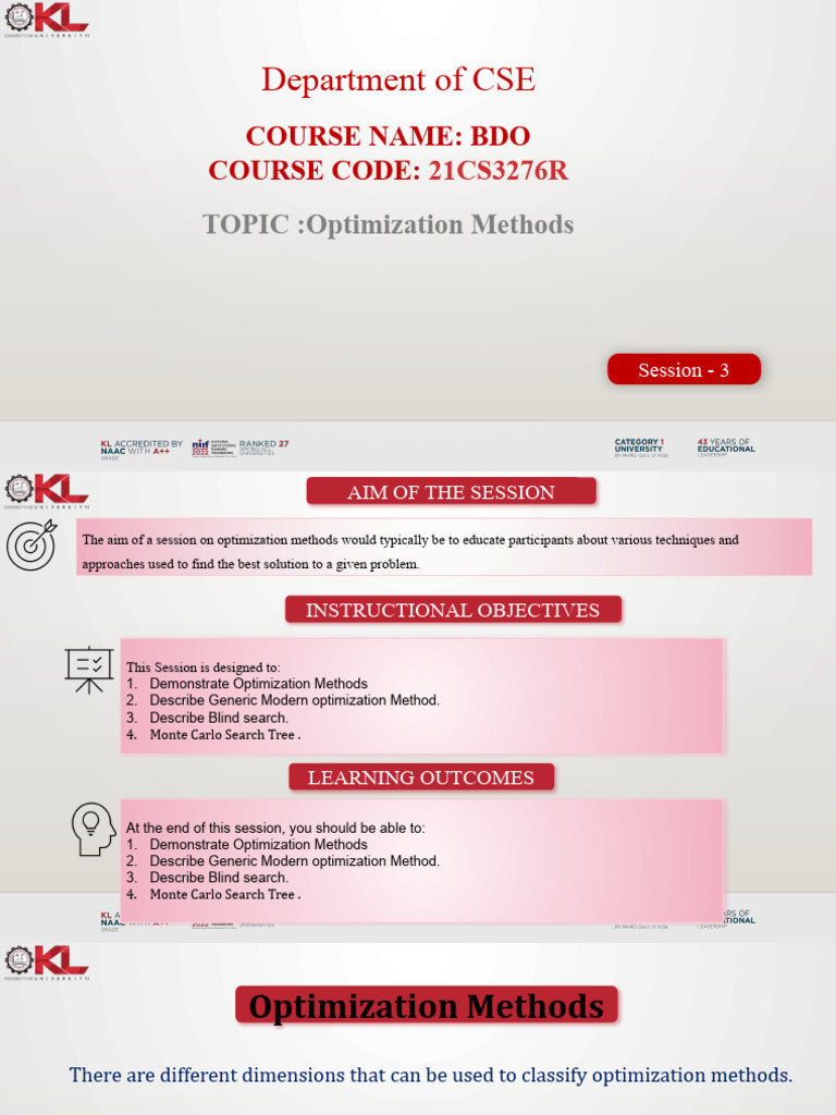 Bdo Co1 Session 3 | PDF | Mathematical Optimization | Applied Mathematics