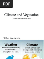 Six Factors Influencing Climate | PDF | Tropics | Oceanic Climate