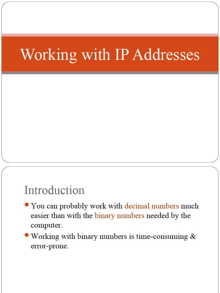 Ip Address | PDF | Ip Address | Computer Network Ip Address | PDF | Ip Address | Computer Network