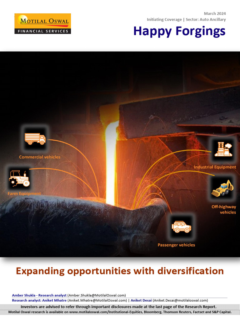 Happy Forgings: Growth and Diversification | PDF