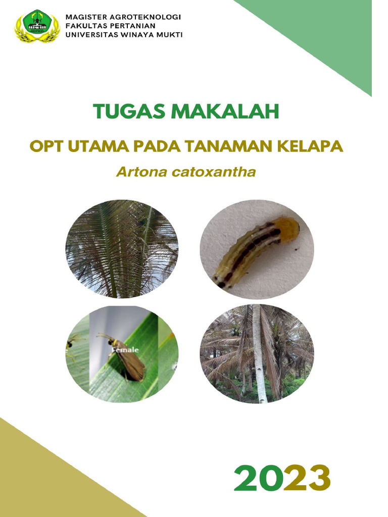 Siklus Hidup dan Pengendalian Ulat Artona | PDF