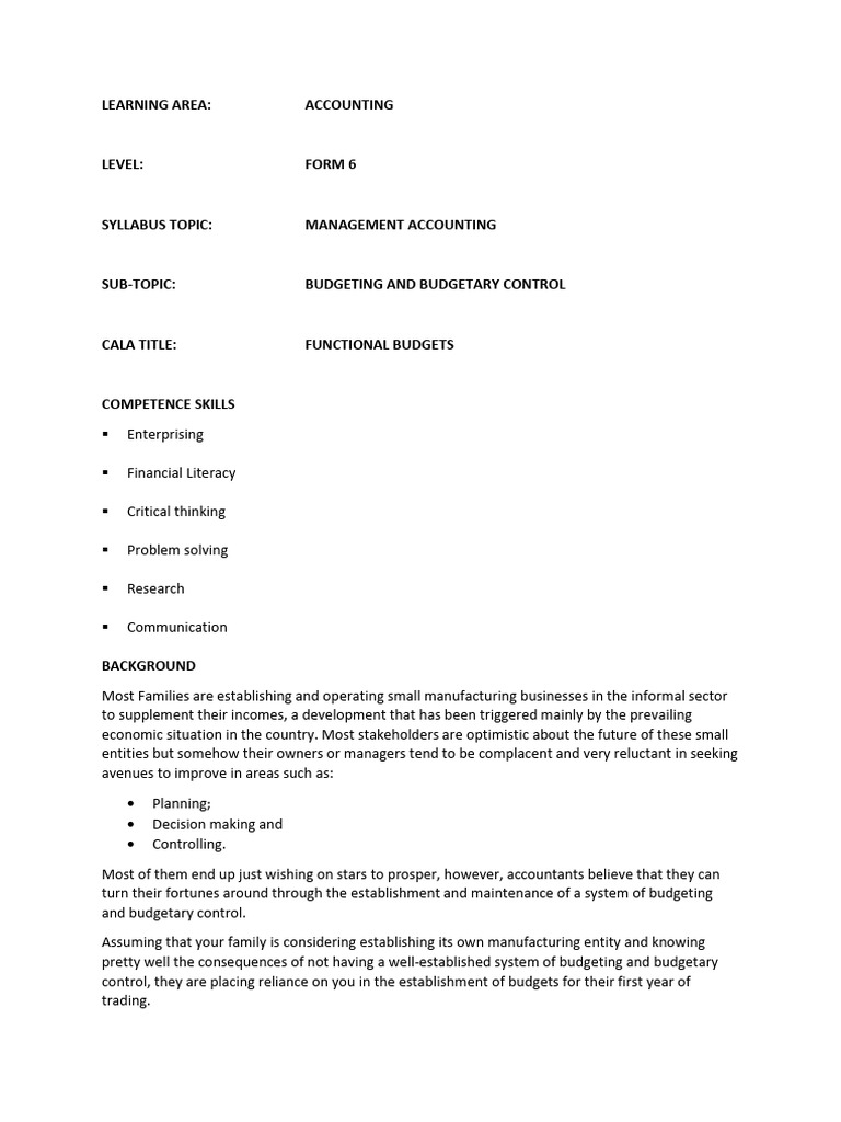 Accounting Cala Component A 2022 | PDF | Inventory | Business Economics