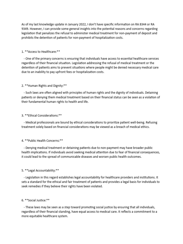 As of My Last Knowledge Update in January 2022 | PDF | Health Care ...