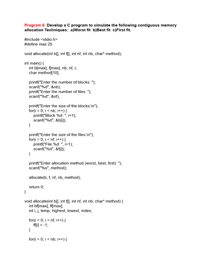Prgm-6 OS 2022 scheme | PDF